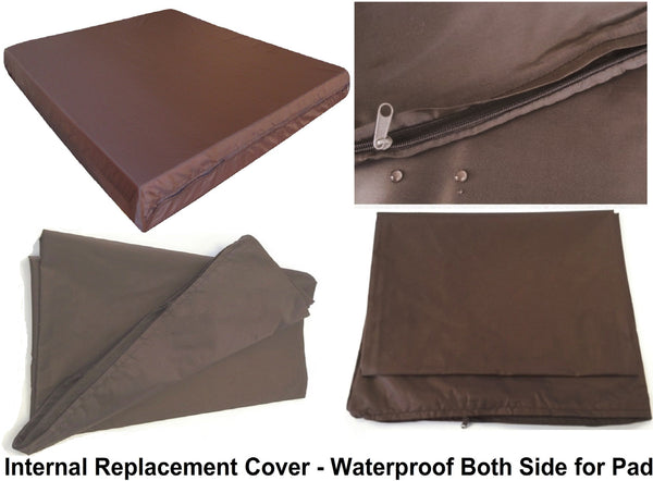 Internal Replacement Cover for QQBed Memory Foam Pad Cushion – Dogbed4less